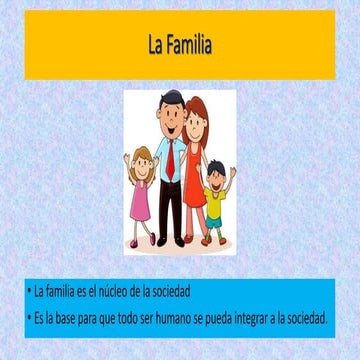 Mi familia | PPTX