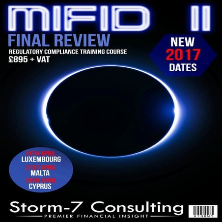 MiFID II: FINAL REVIEW 2017 | PDF