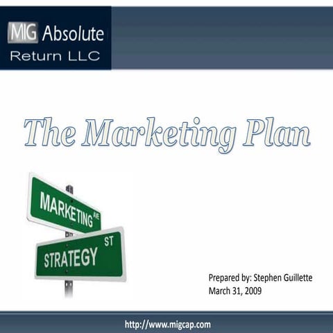 Mig gig first draft | PPT