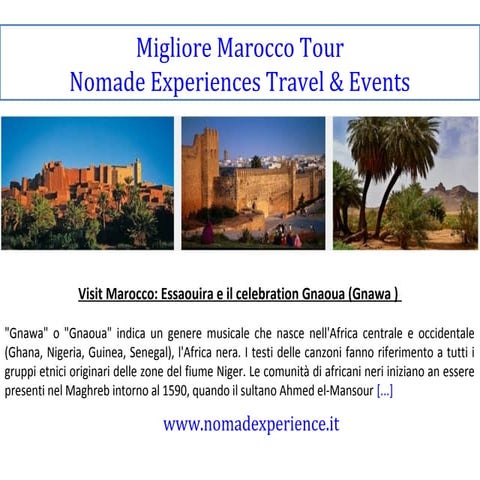Migliore marocco tour | PPT