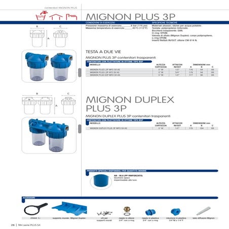 Filtri Mignon Plus 3P - Atlas | PDF