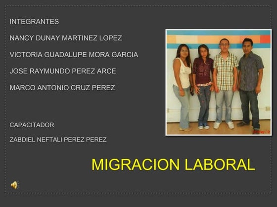 Diapositivas de la migracion | PPT