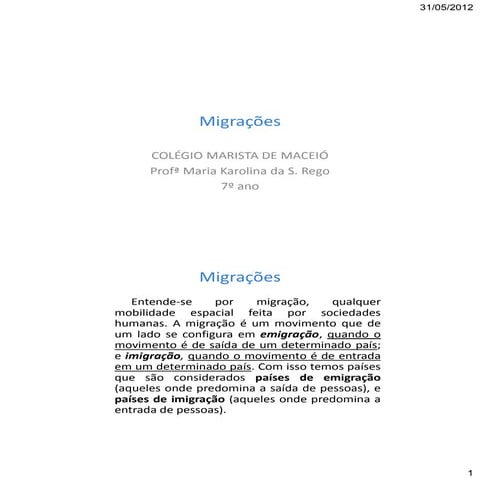 AULA SOBRE MIGRAÇÕES INTERNAS E EXTERNAS 3 SERIE DO ENSINO MEDIO.pdf