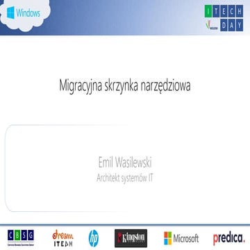 Emil Wasilewski presentations