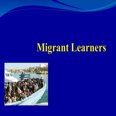 Migrant Learners | PPT