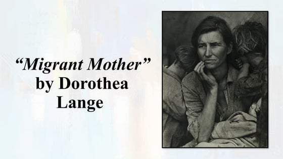 Migrant Mother – Iconic Photograph of Great Depression Era | PDF