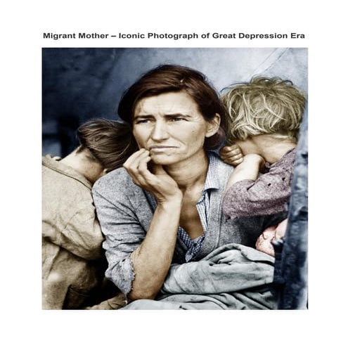 Migrant Mother – Iconic Photograph of Great Depression Era | PDF