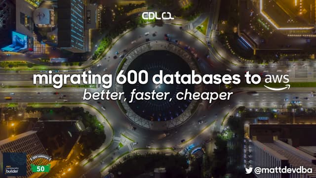 Migrating 600 Databases To AWS - Better Faster Cheaper - AWS Community ... Migrating 600 Databases To AWS - Better Faster Cheaper - AWS Community ...