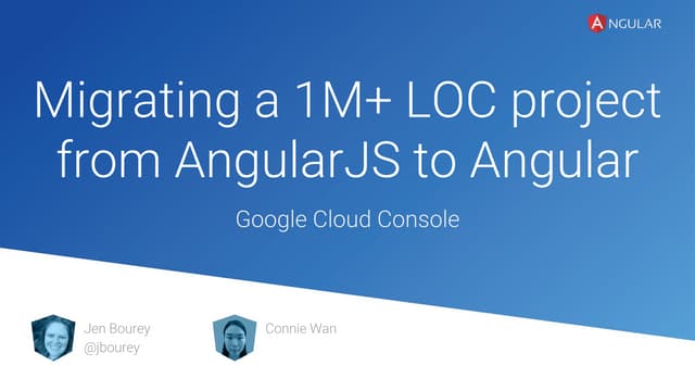 Migrating A 1m Loc Project From Angularjs To Angular Ppt Free Download