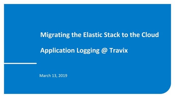 Elastic Stack @ Swisscom Application Cloud | PPT