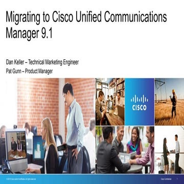 Migrating to cisco unified communications manager 9.1 | PDF