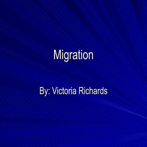Migration | PPT