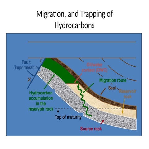 Migration of hydrocarbons in oil and gas insdustry | PPTX