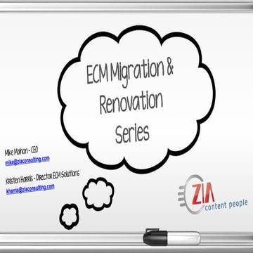 Migrating to Alfresco Part II: The “How” – Tools & Best Practices for ...