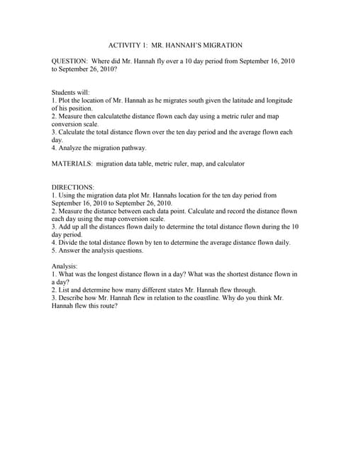 Introduction to osprey lesson outline | PDF