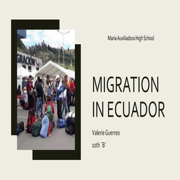 Migration in Ecuador | PPTX