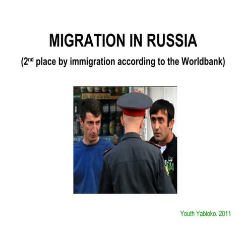 Migration in russia | PPT