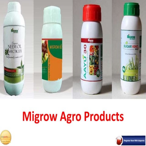 Manufacturers of Bio Fertilizers In Pune - Migrow Agro Products | PPTX