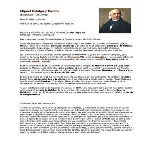 Miguel hidalgo y costilla | PPTX