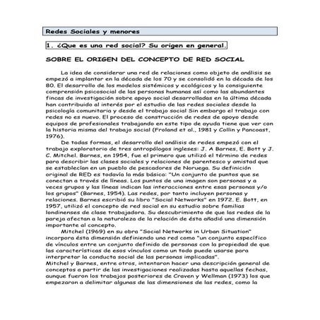 Mihaela parte redes sociales y menores | DOCX