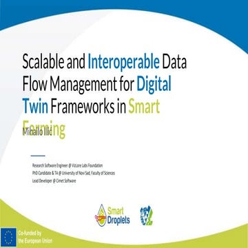 [DSC Europe 23] Mihailo Ilic - Scalable and Interoperable Data Flow Management for Digital Twin ...