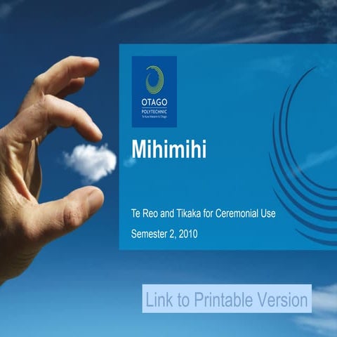 Mihimihi | PPT