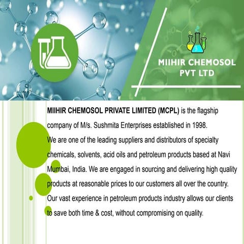 Mihir Chemosol Pvt Ltd | PPT