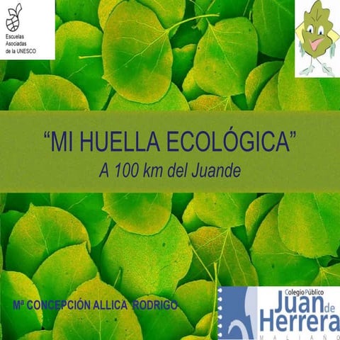 Mi huella ecologica | PPT