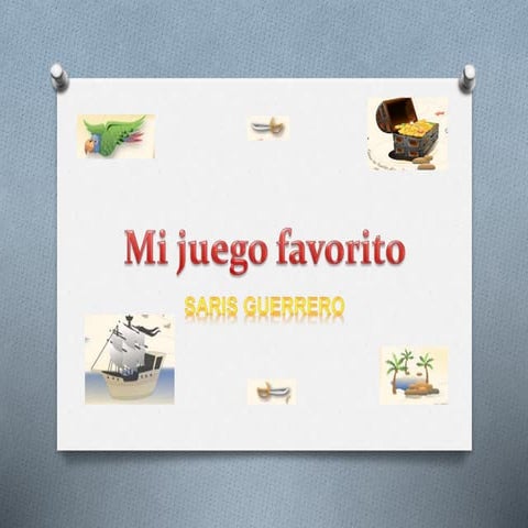 Mi juego favorito | PPTX | Roleplaying Games | Games and Puzzles
