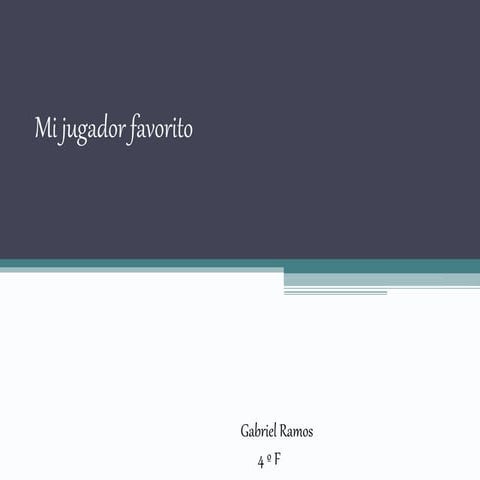 Mi jugador favorito pptx | PPTX