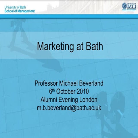 Mike Beverland presentation | PPT