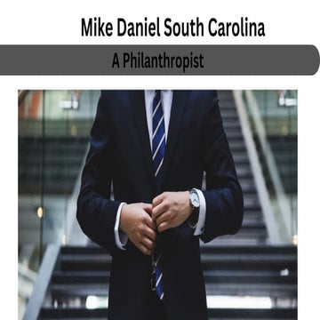 Mike Daniel South Carolina - Former Lieutenant Governor | PDF
