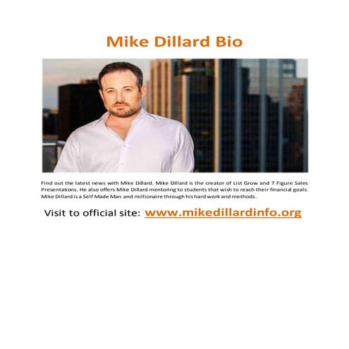 Mike Dillard Info | DOCX
