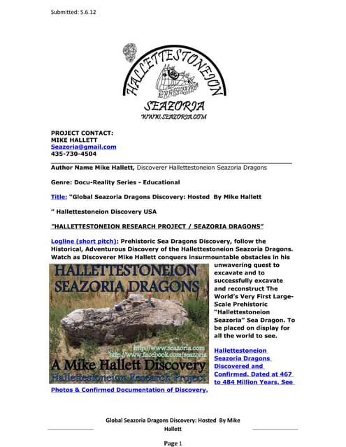 Mike Hallett presentations