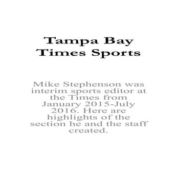 Mike Stephenson interim sports editor slideshow | PPTX