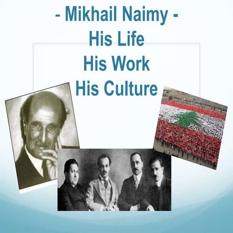 Mikhail naimy lebanon | PPTX