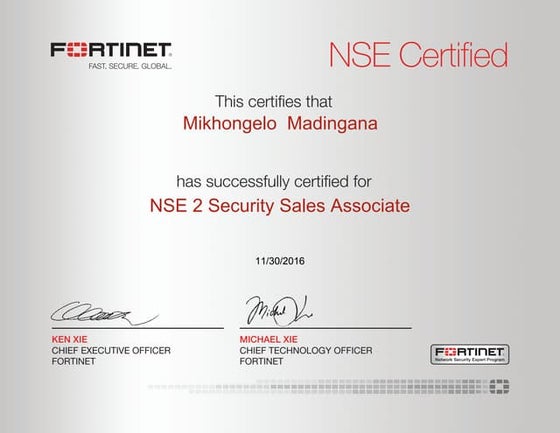 Mikhongelo Madingana Omnistack Data Path Certificate | PDF