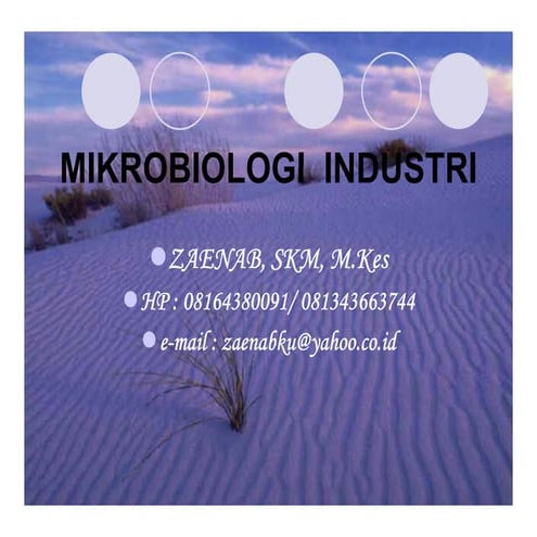 Mikrobiologi industri | PDF