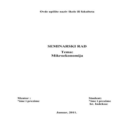 Mikroekonomija 2 ij | PDF