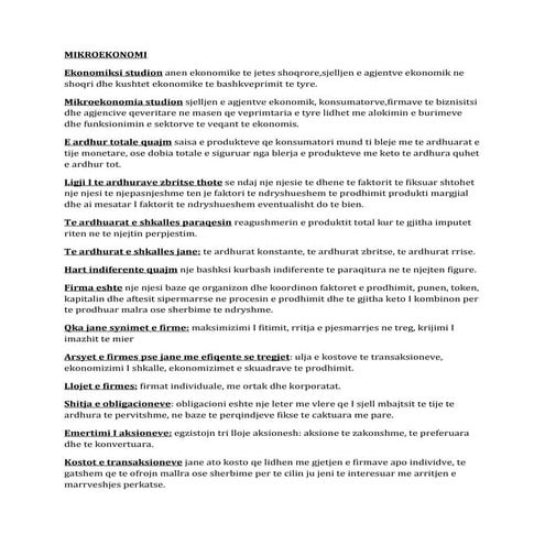 Mikroekonomi nga libri 1 | DOC