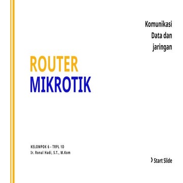 MIKROTIK for IT students and how to use them.pptx