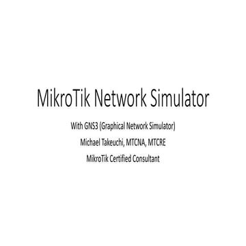 Instal dan Konfigurasi MikroTik via VirtualBox #1 | PPTX