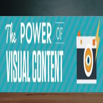 The power of visual content Media and Informatio Literacyt. | PPTX