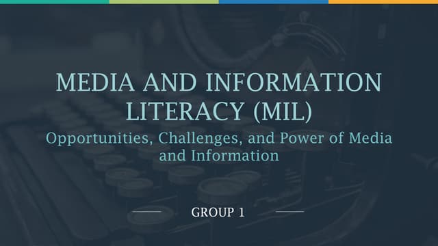 Opportunities ,Challenges, and Power of Media and Information.pptx
