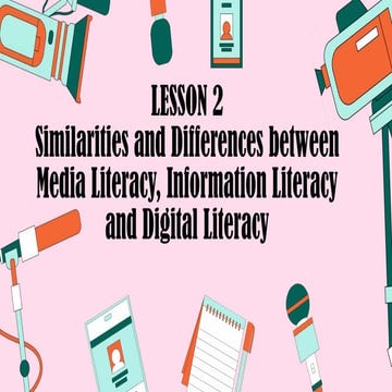 MIL - Lesson 2 Media and Information.pptx