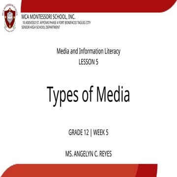 MIL-Week-5.pptx grade 12 subject 20262027 | PPTX