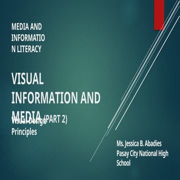 MIL 12 PPT LESSON 2 VISUAL INFO AND MEDIA 2.pptx