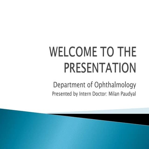 glaucoma case presentation | PPTX