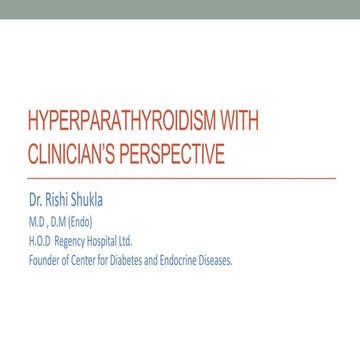 Case presentation of primary hyperparathyroidism | PPTX