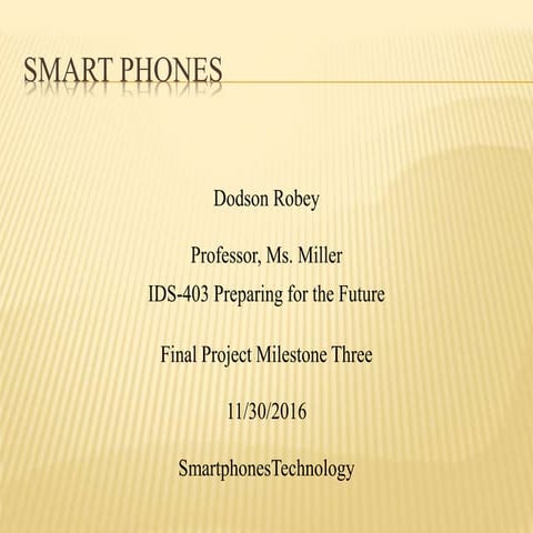 Milestone 3 final project | PPTX